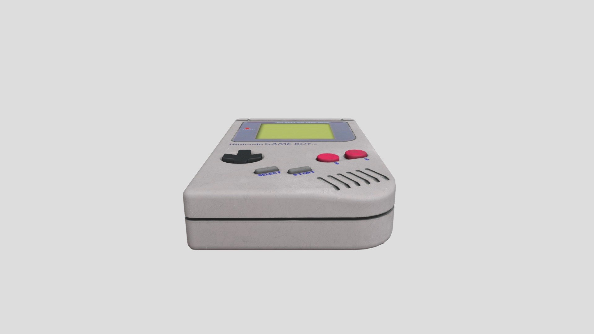 GameBoy - 3D model by Maxime Poirier (@poiriermaxime) [f5fee37] - Sketchfab