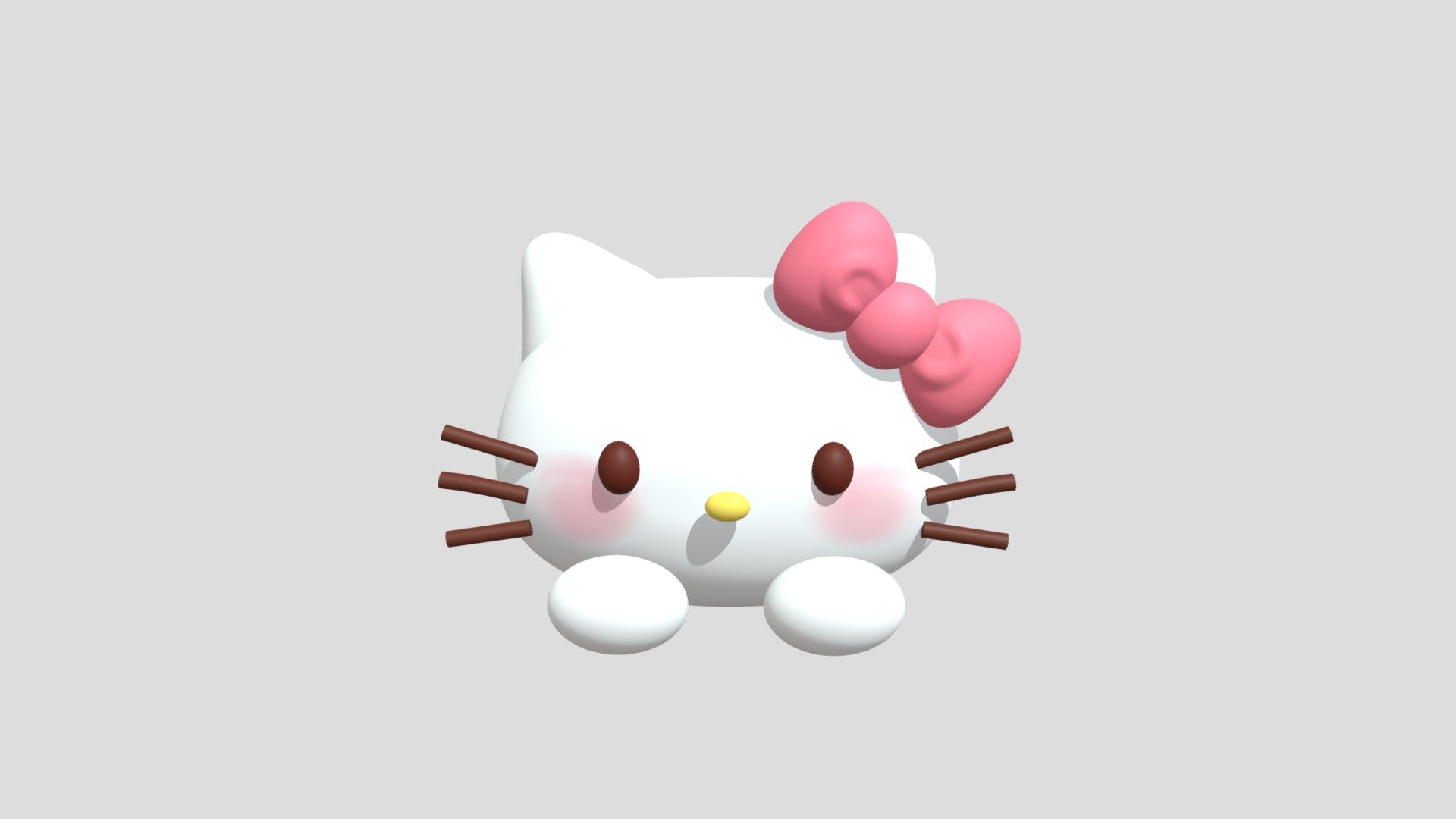 hello kitty blush - 3D model by constancee [f5ffa04] - Sketchfab