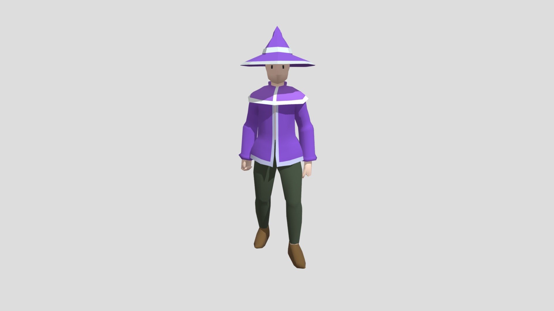 Wizard lowpoly - 3D model by RafRaf (@rafaelanra) [f601322] - Sketchfab