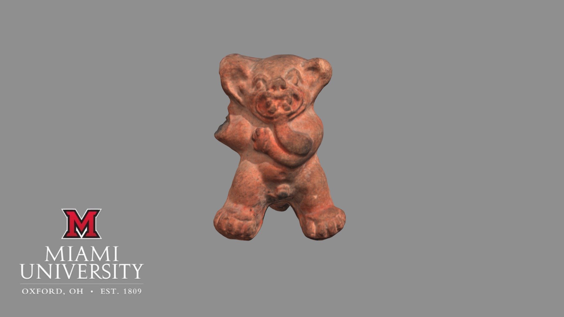 1-7359 Felid figurine, possibly boraro - Download Free 3D model by ...