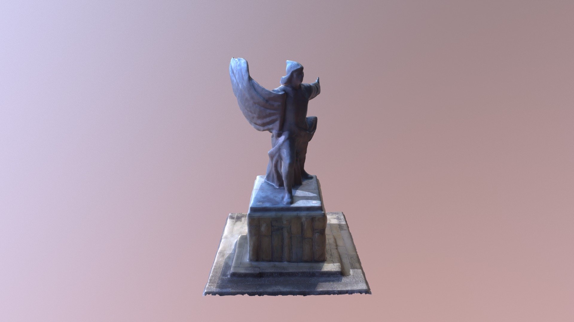 Monument to Orlenok. Памятник Орленку. - 3D model by MIIGAIK AFS ...