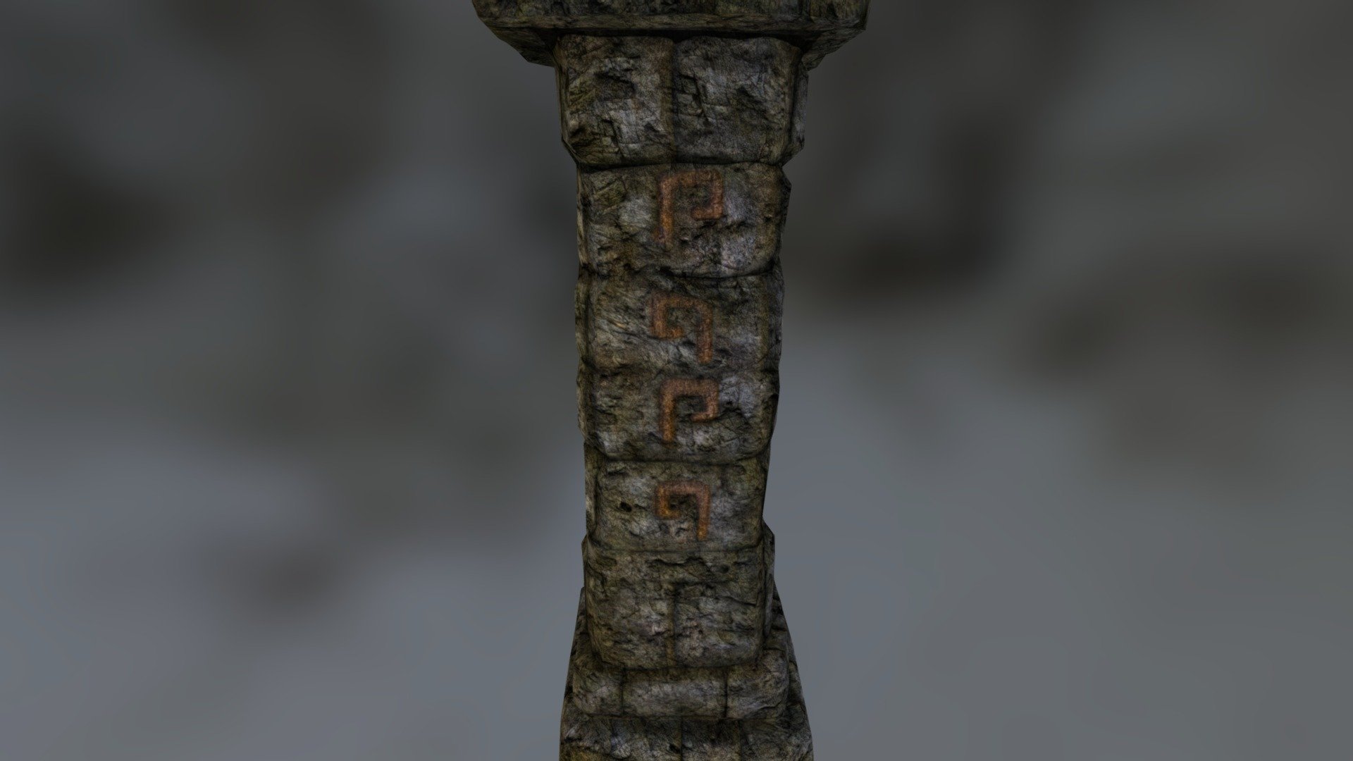 Maya Pillar - 3D model by Shin (@shin_ji) [f603cc0] - Sketchfab