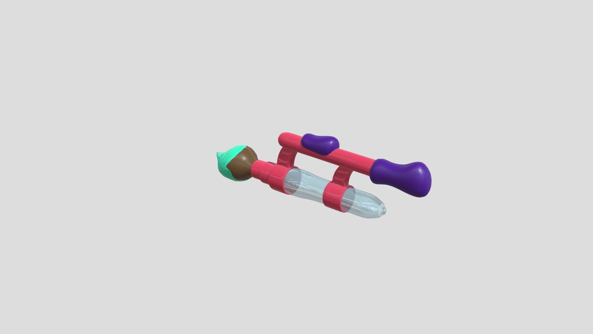 Splatoon Inkbrush - 3D model by beetleOhbeetle_ [f6056b3] - Sketchfab