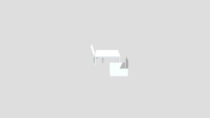 Meja-kursi 3D models - Sketchfab