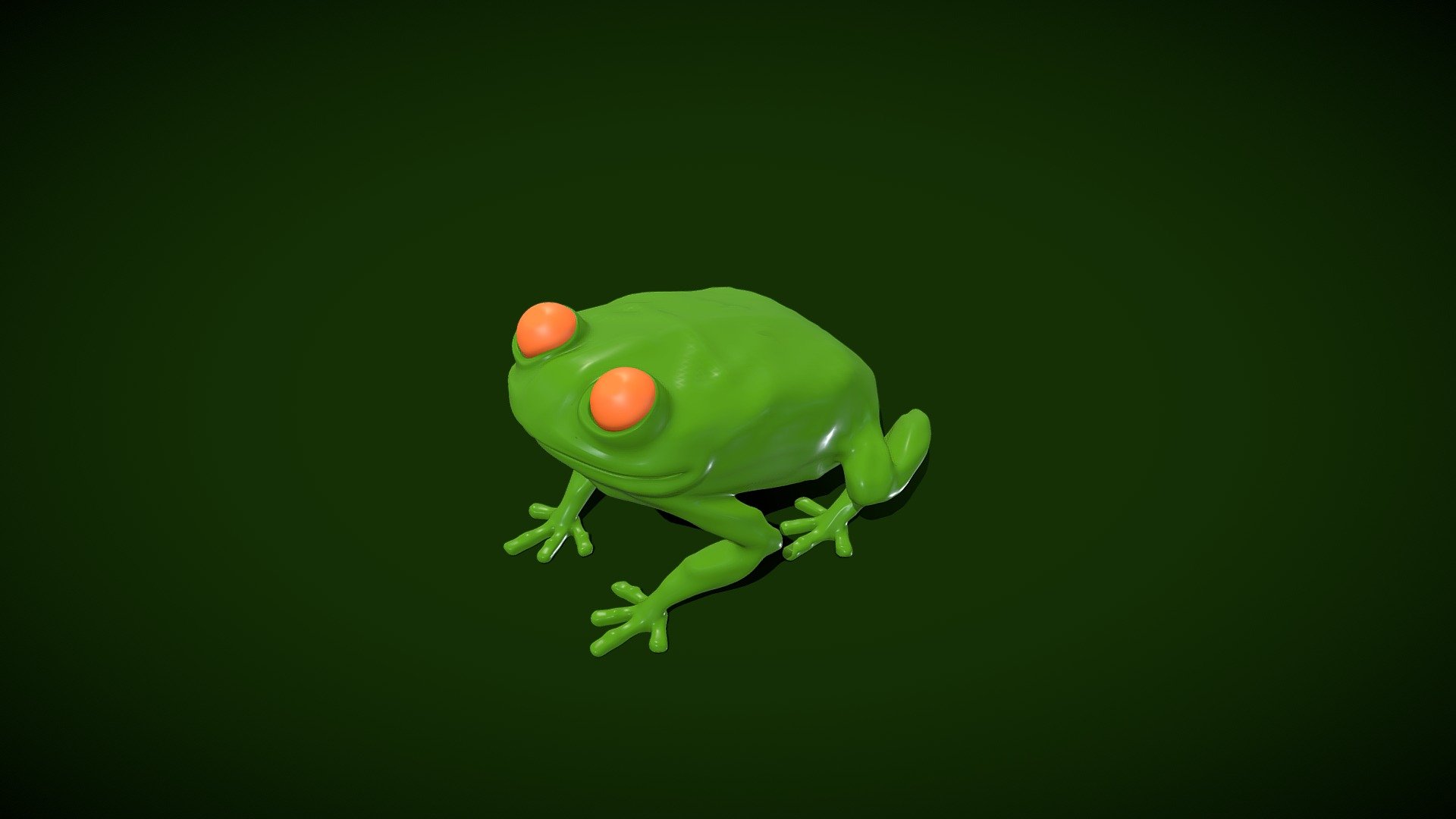 Frog 3D Model - Buy Royalty Free 3D model by Sandeep Choudhary ...