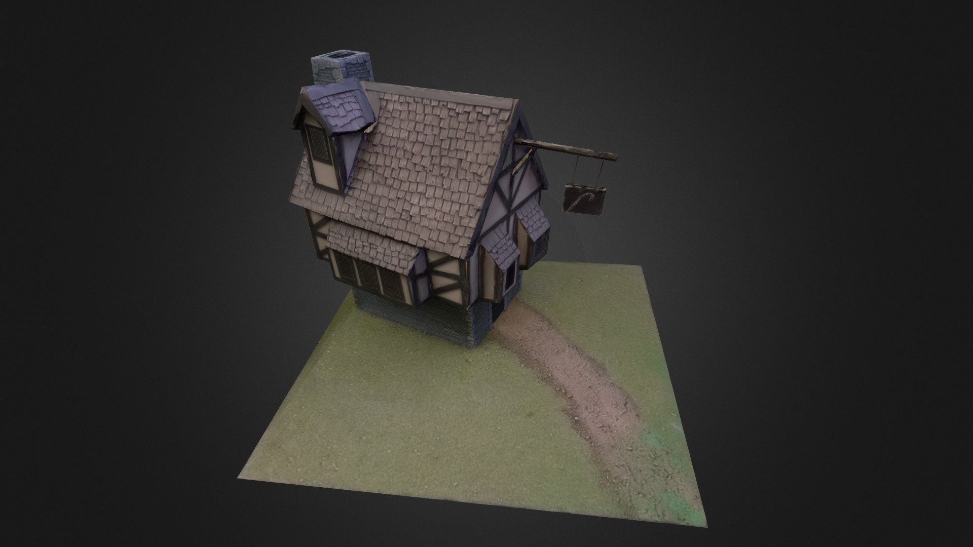 Low poly house - 3D model by Andréas Söderberg (@theswede) [f6087d6 ...