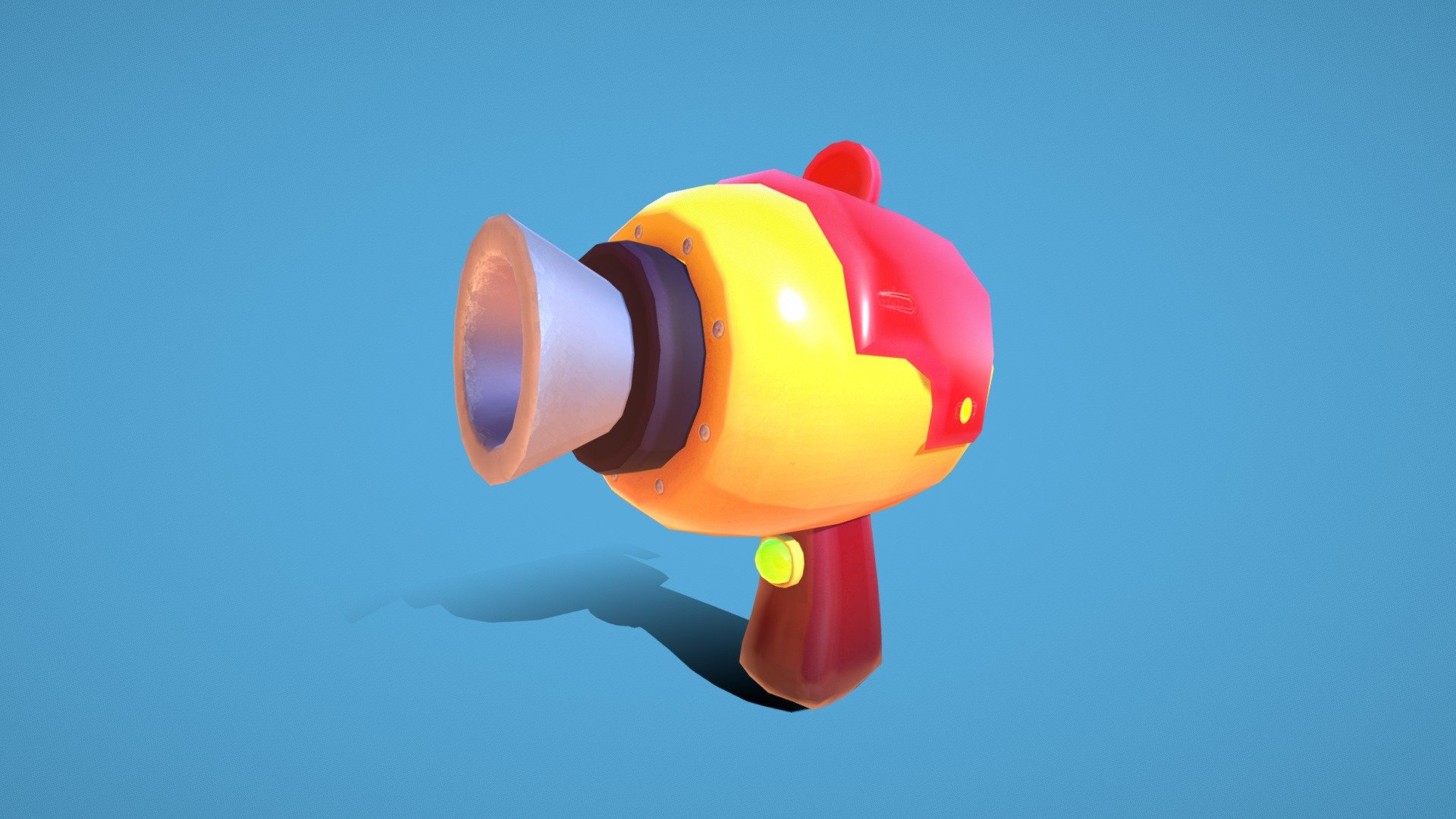 Cartoon Futuristic Gun - Buy Royalty Free 3D model by Coco Jinjo ...