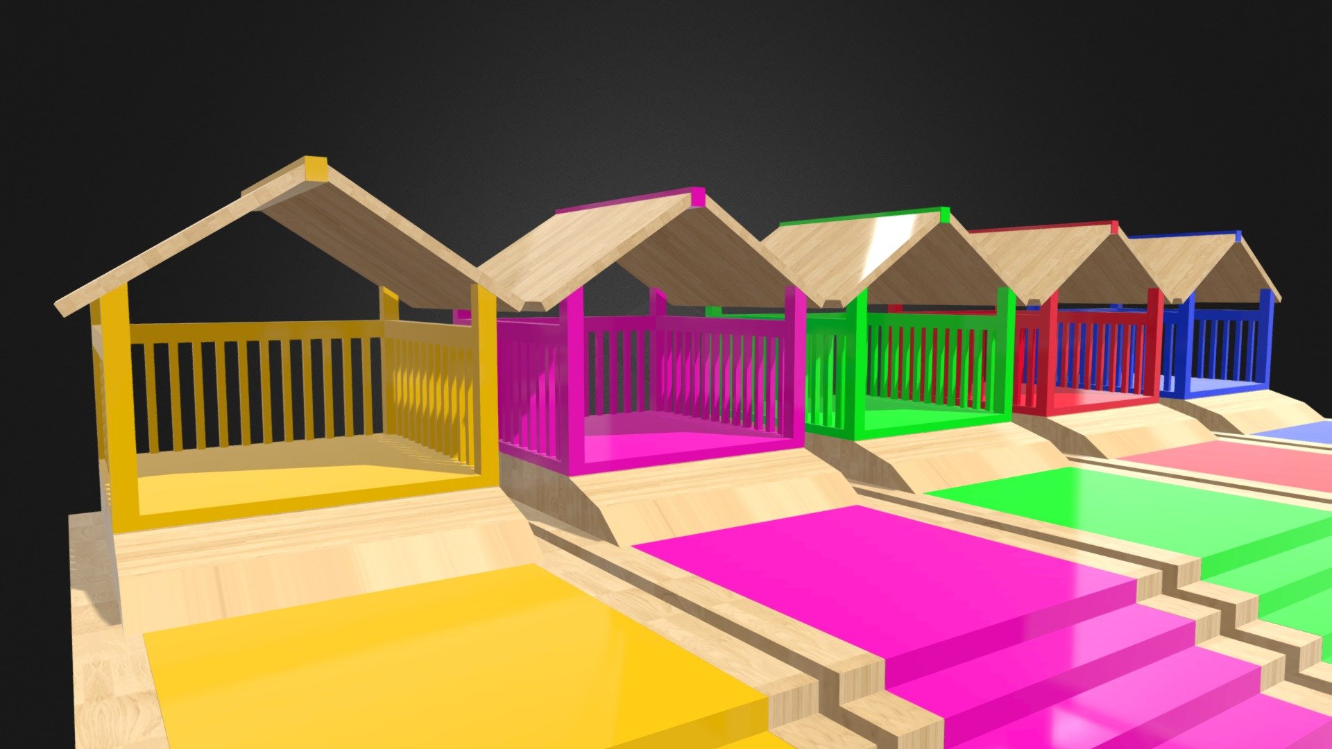 Animals Tire Animation 3d Model Colorful - 3D model by saqlainbaig ...