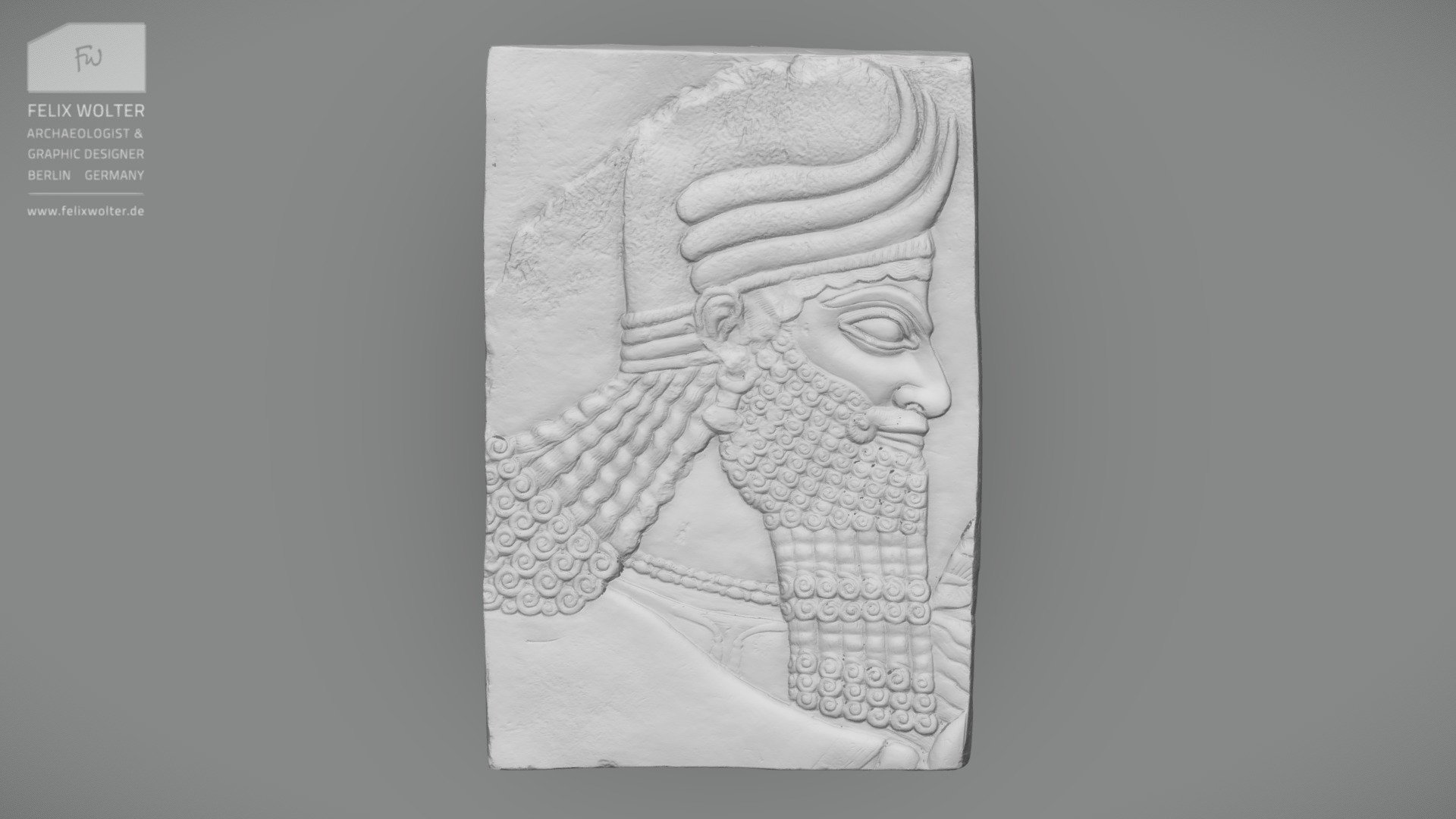 Neo-Assyrian Relief | Kalhu - 3D model by Felix Wolter (@felixwolter ...