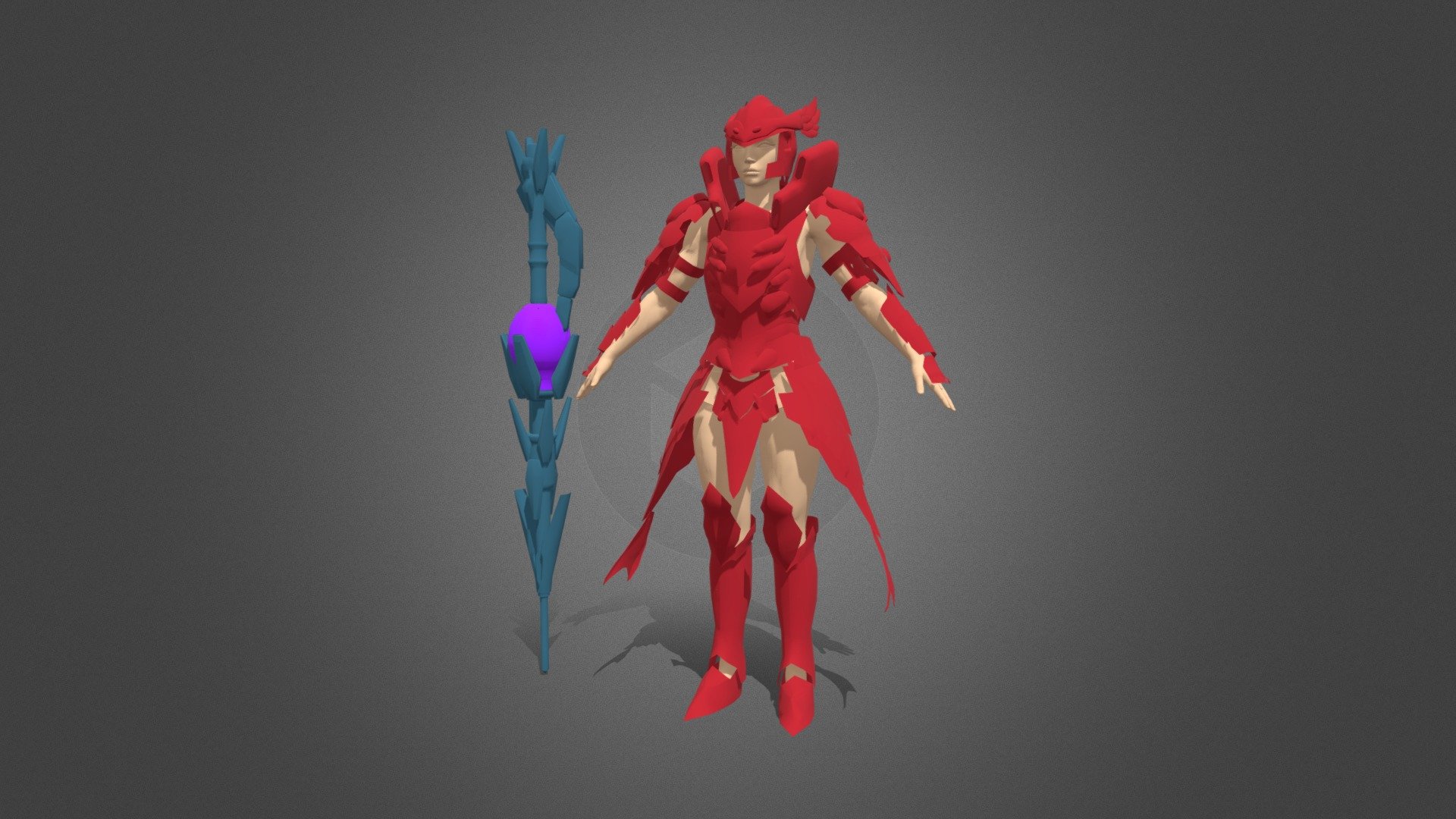 Shaltear Bloodfallen - 3D model by Einkindler [f609c7c] - Sketchfab