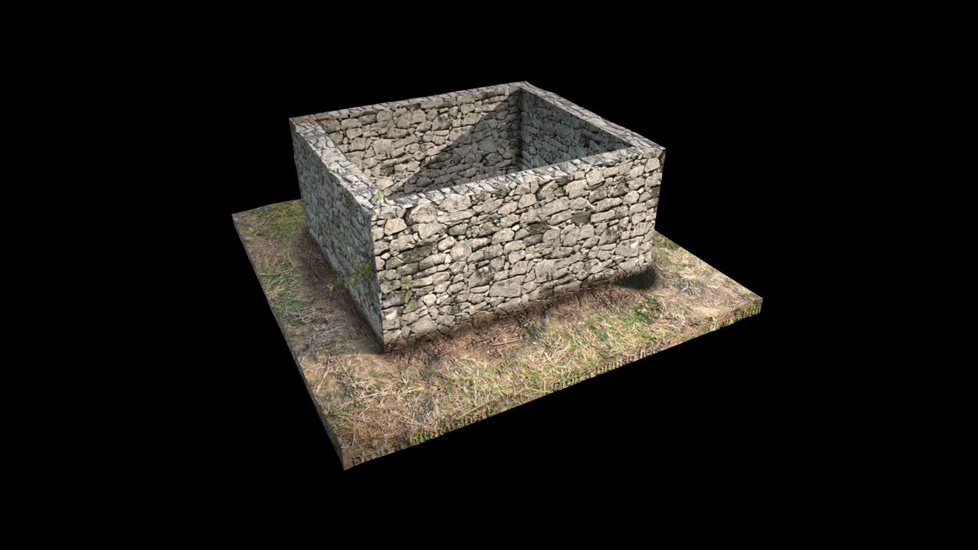 wall & ground | test rendering - 3D model by Simone Giosuè Madeo ...