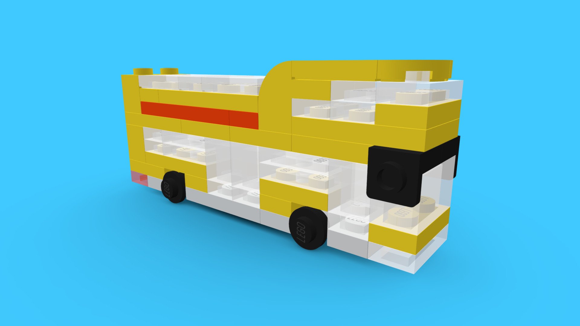 LEGO Micro Sightseeing Bus MOC [#0275] - 3D model by The Bobby Brix ...