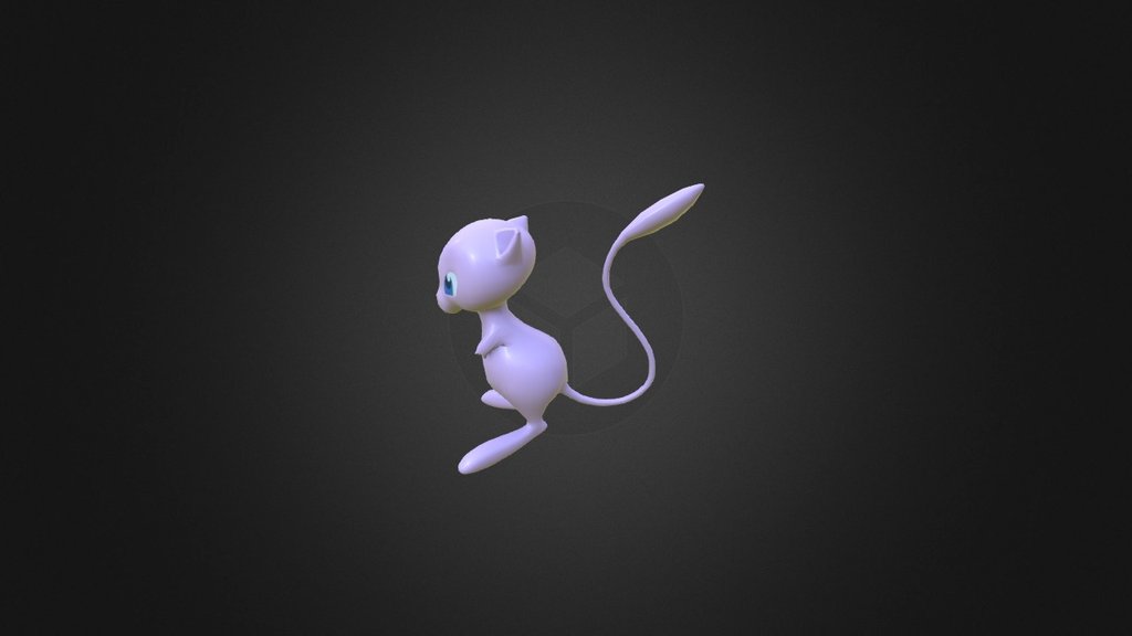 Mew - 3D model by crazeedemon [f60c0fd] - Sketchfab