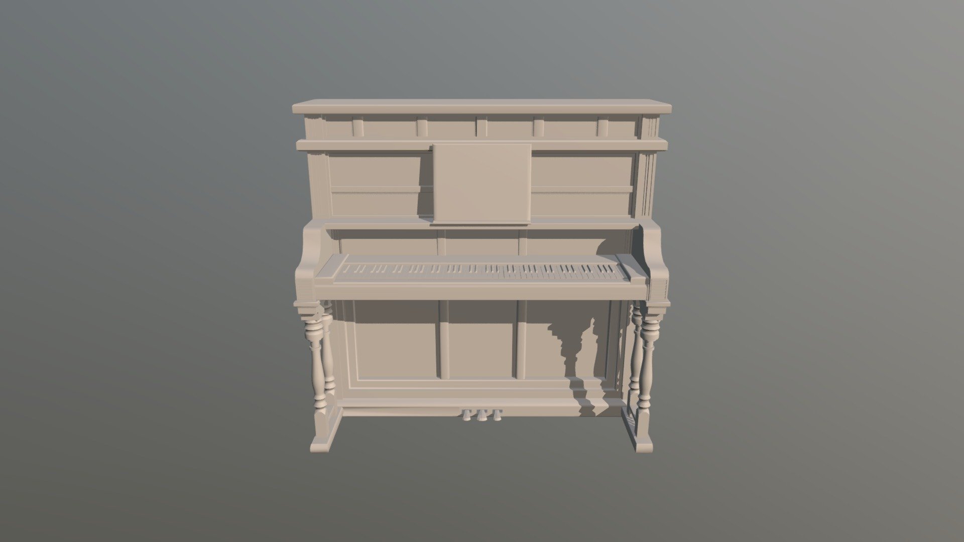 Piano - 3D model by evagels1 [f60c4e4] - Sketchfab