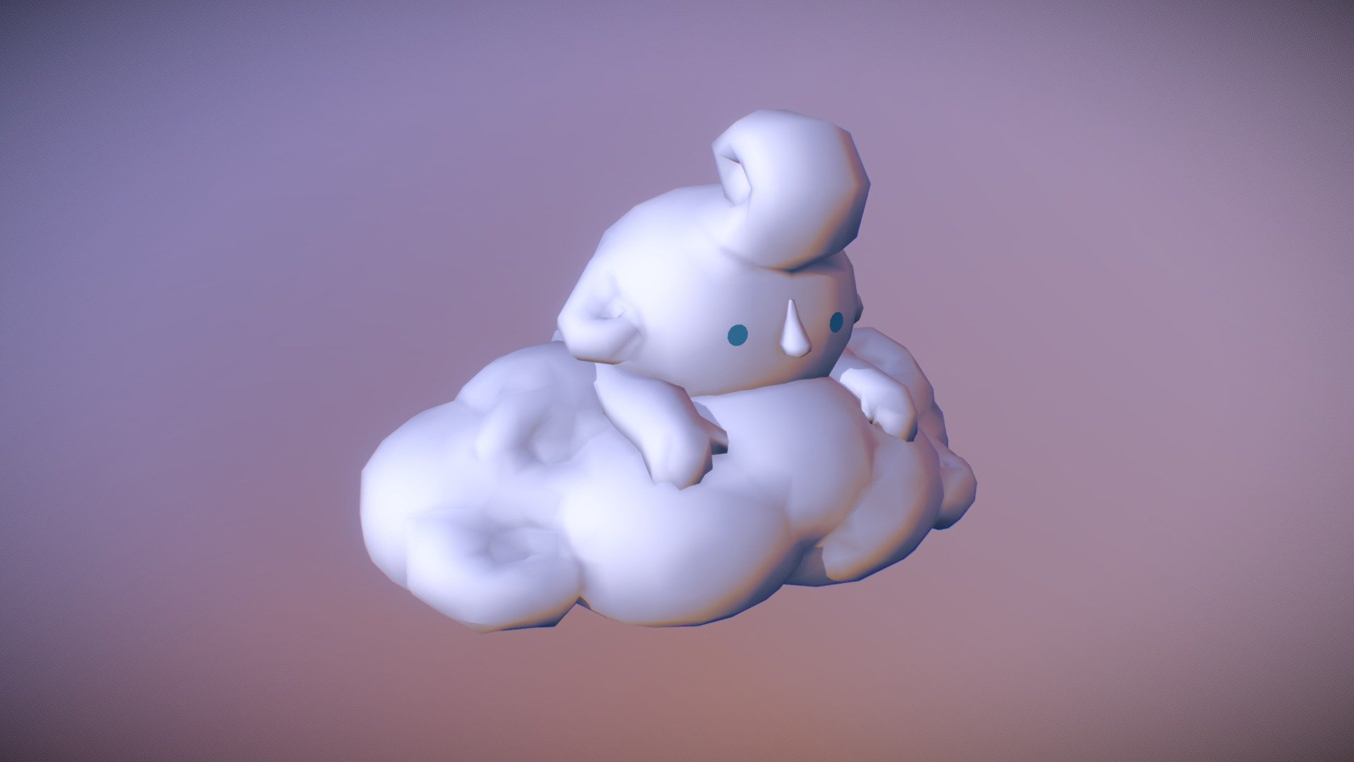 Nimby the cloud - 3D model by Christian Sanchez (@csanchezc) [f60d38b ...