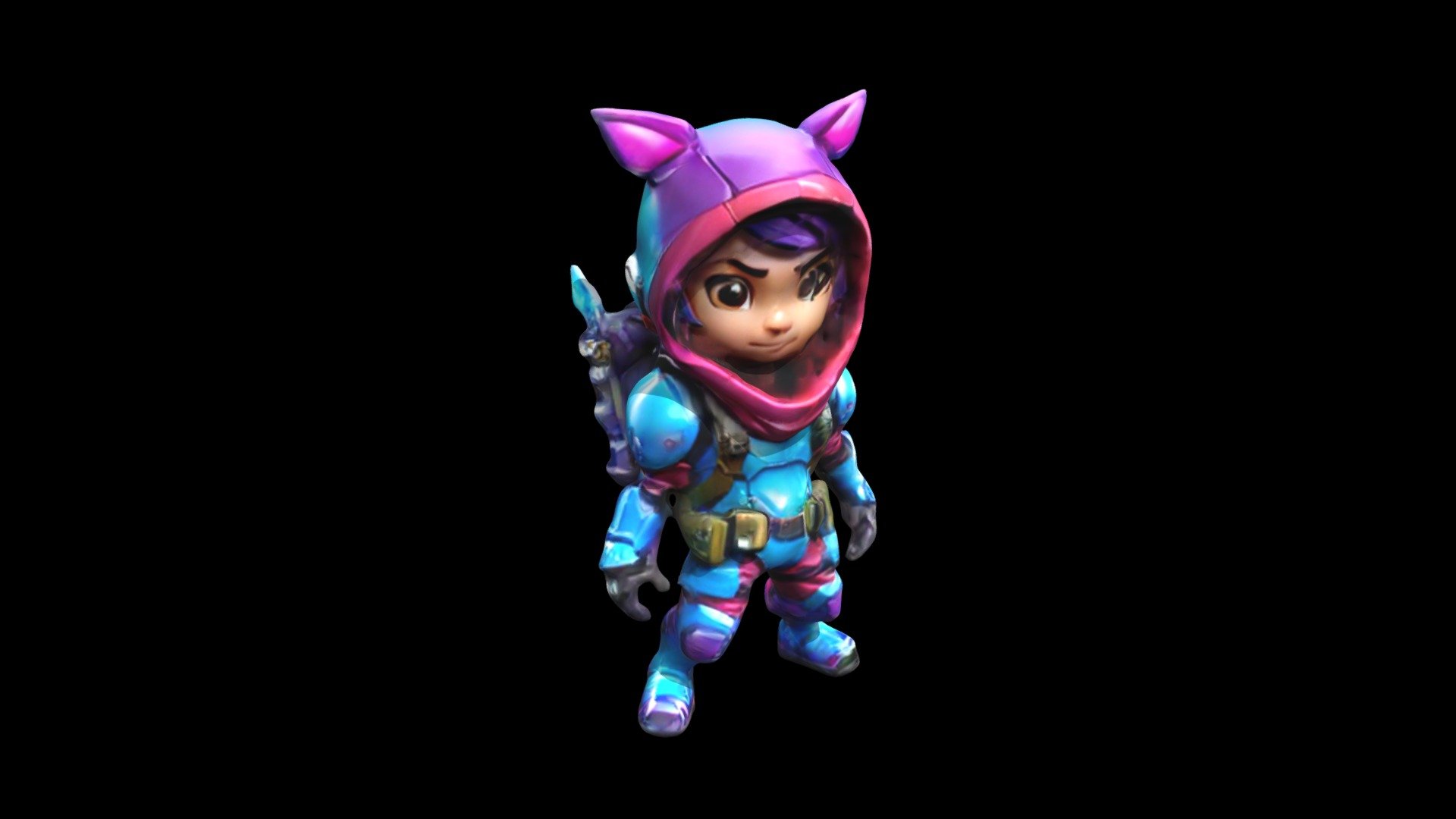 Brazen Battle Bunny - Download Free 3D model by klrxyz [f60d7af ...