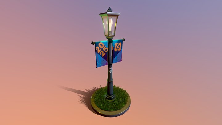 Lamppost 3D models - Sketchfab