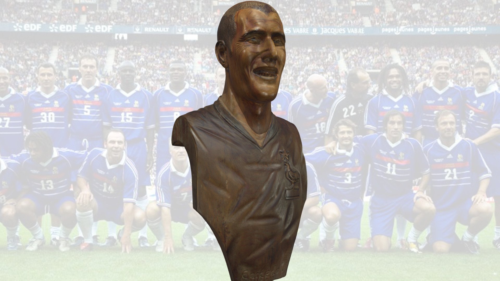 Zinédine Zidane (2) - 3D model by pattarrian [f60e0dc] - Sketchfab