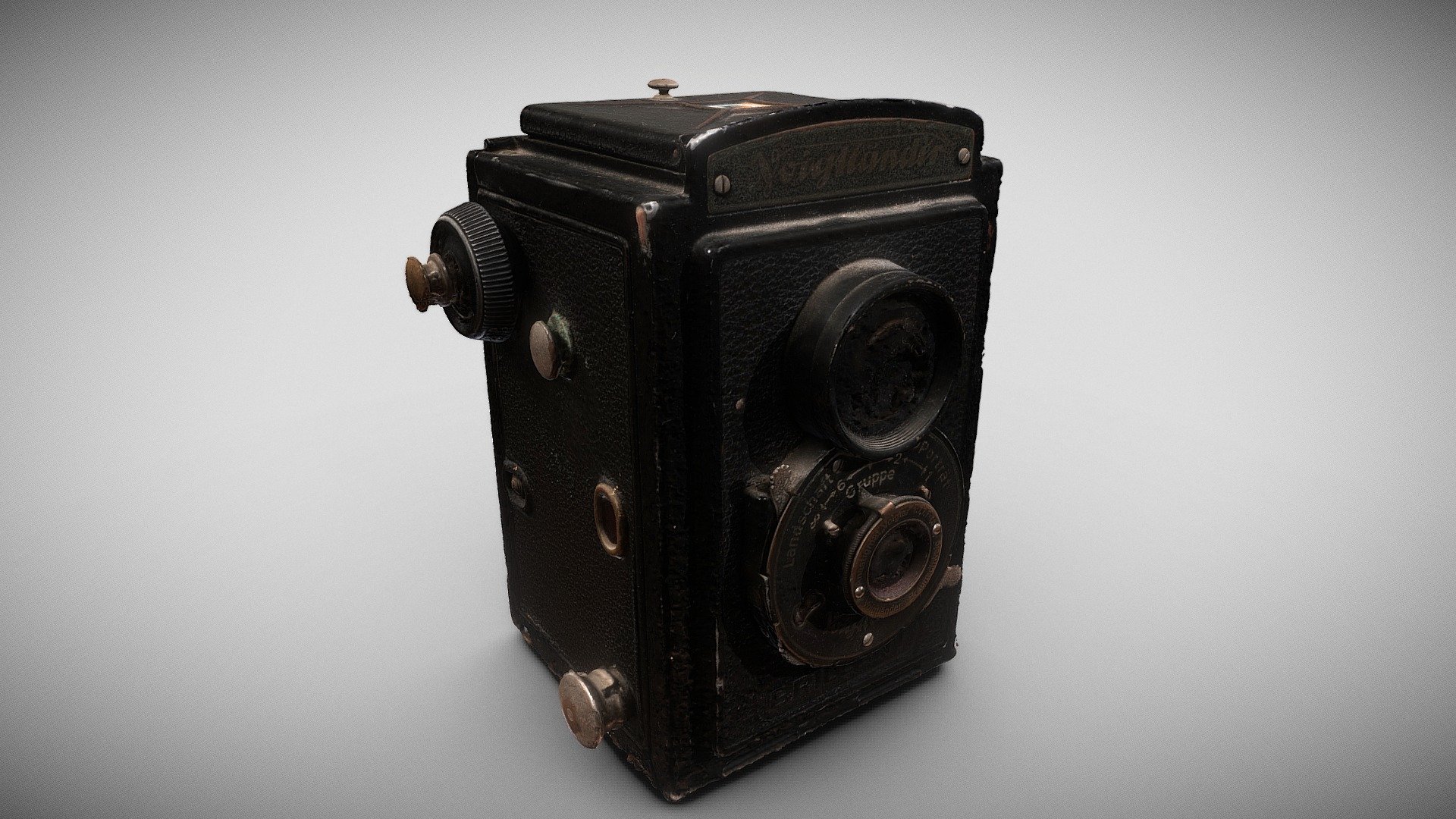 Voigtländer Vintage Camera - Photogrammetry Scan - 3D model by olkaad ...