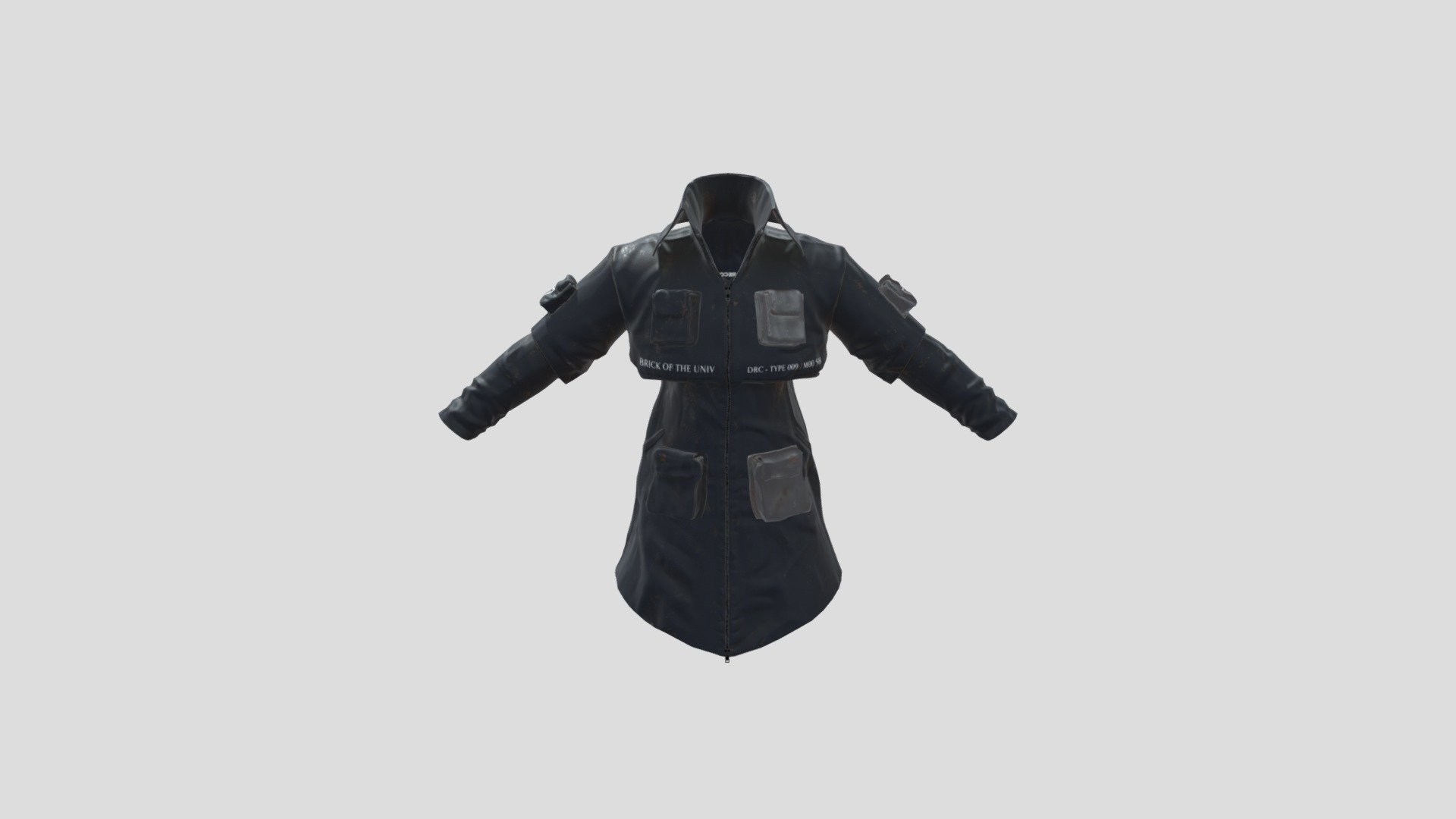 Deep Recon Coat - 3D model by Imakecg [f61015a] - Sketchfab