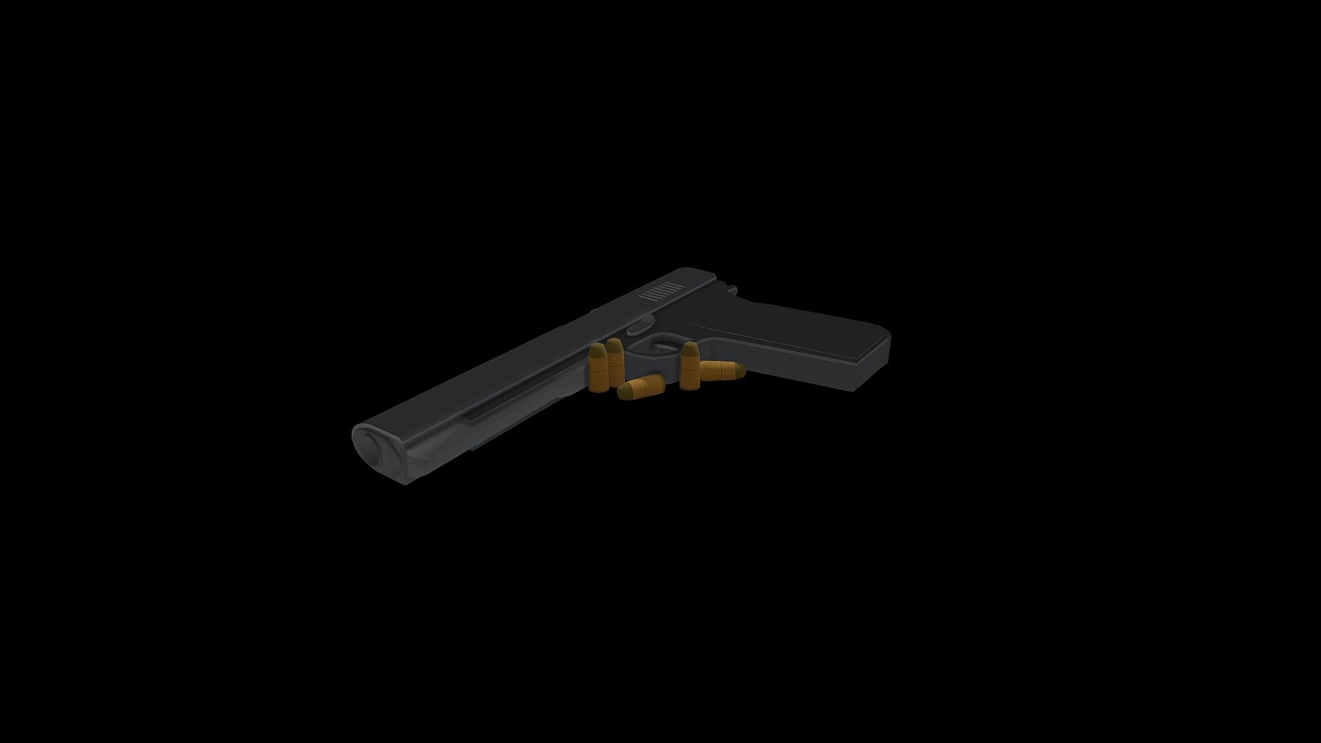 Pistol - Download Free 3D model by Artifacts Hub 3d (@ArtifactsHub3d ...