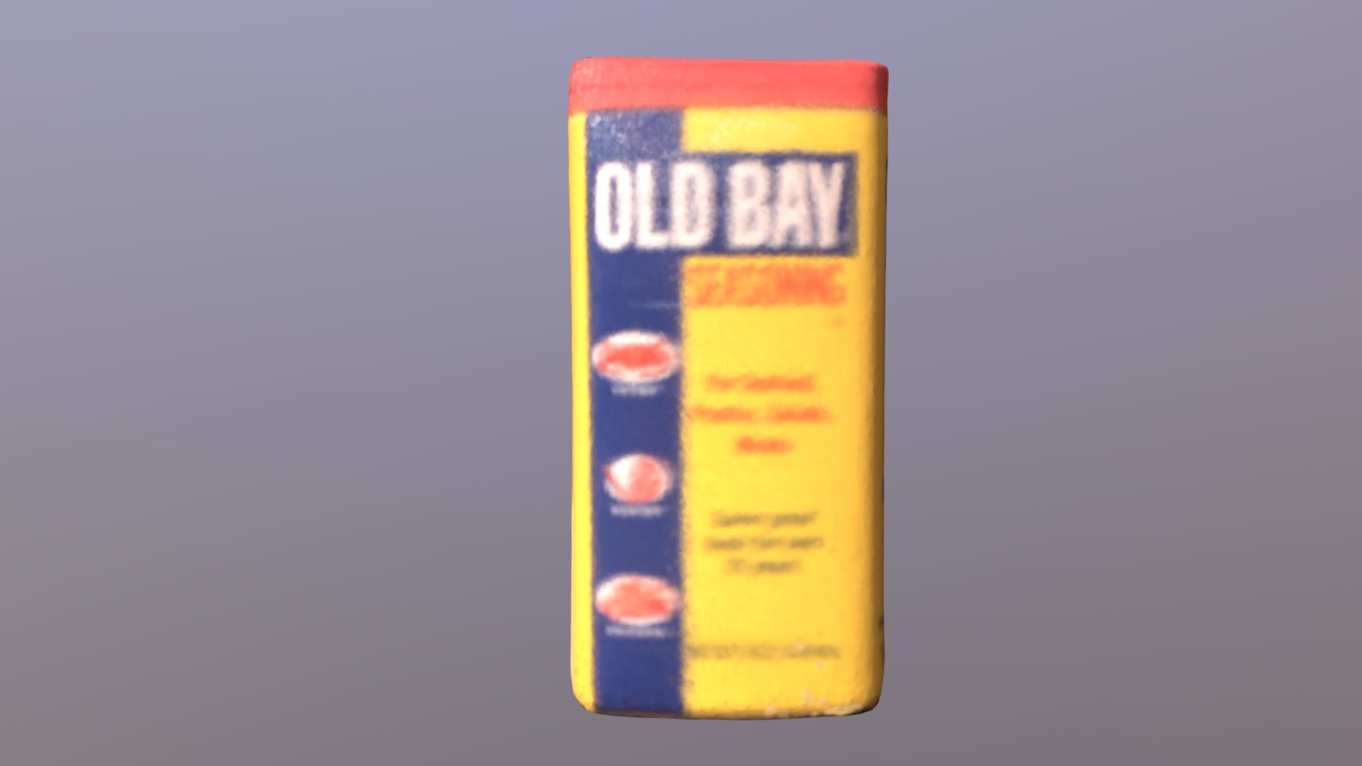 Old Bay Seasoning (Tall) - Download Free 3D model by David Wigforss ...