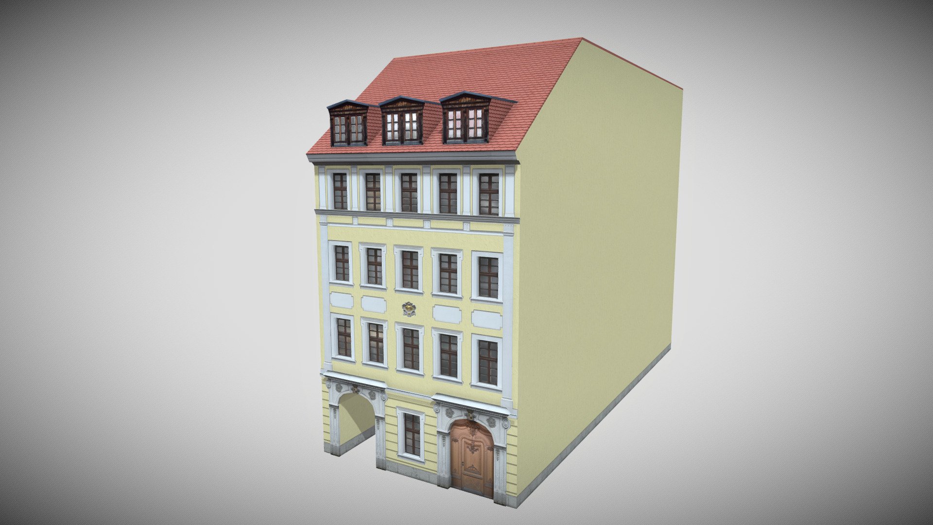 Baroque House, Görlitz, Germany - 3D model by Titan (@titanGD) [f612c4c ...