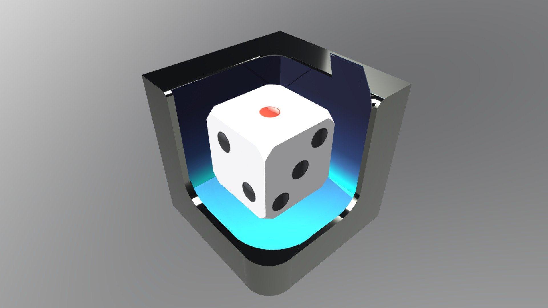 Dice One - Download Free 3D model by cryptocutter [f614041] - Sketchfab
