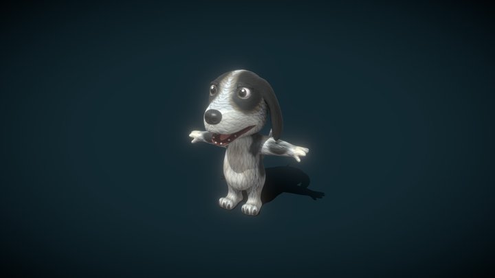 Rigged-dog 3D models - Sketchfab
