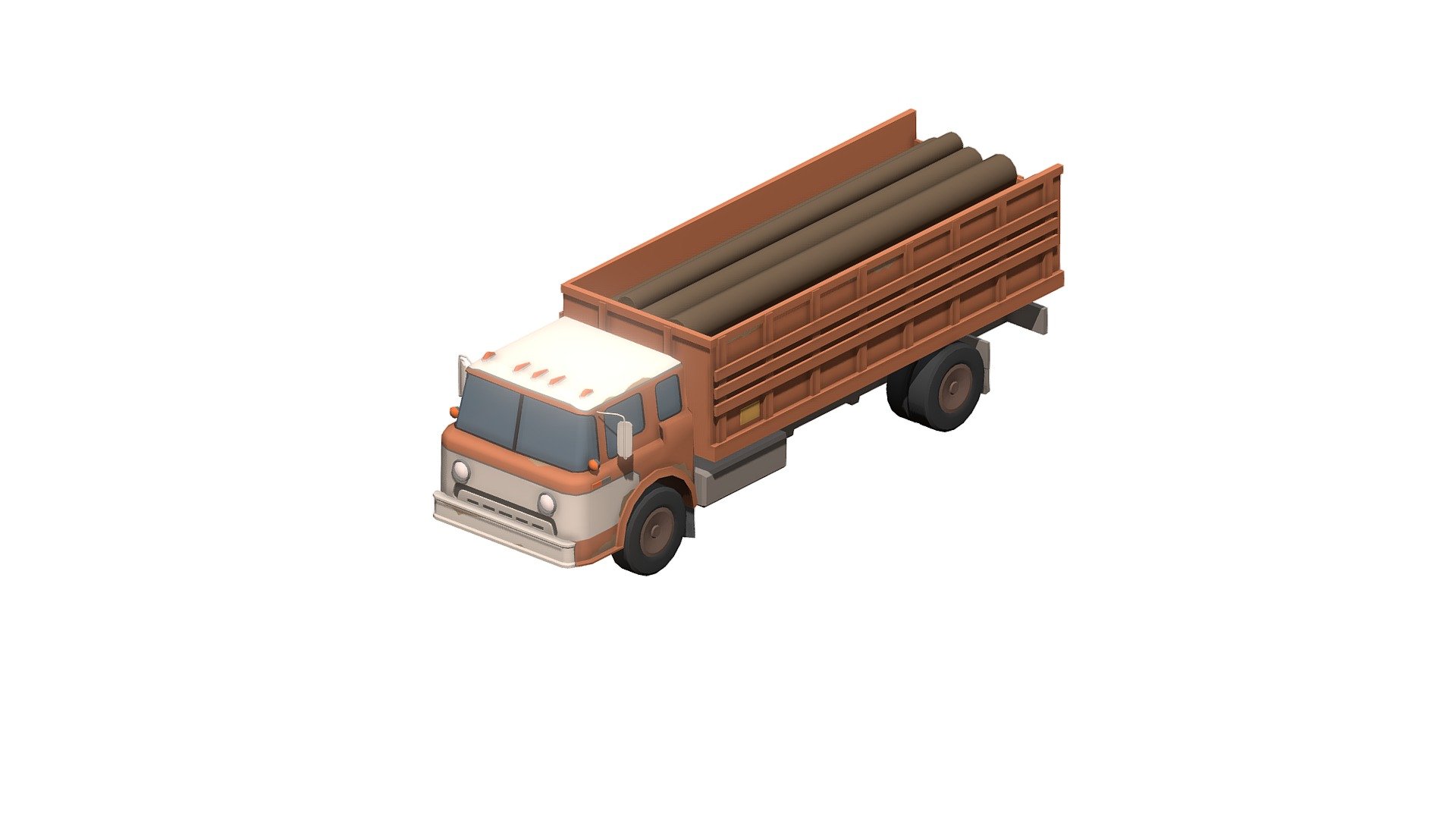 Car Ford F700 - 3D model by Vadim Kovtun (@bldr0206) [f615ec3] - Sketchfab