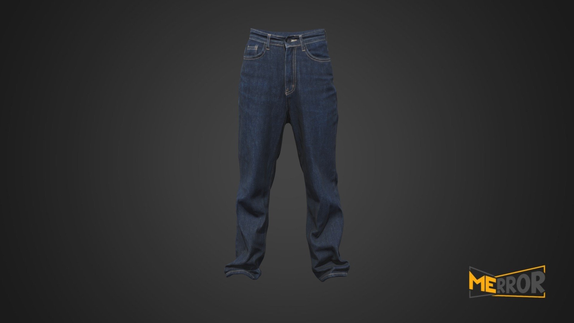 [Game-ready] Long Jeans - Buy Royalty Free 3D model by ME.RROR Studio ...
