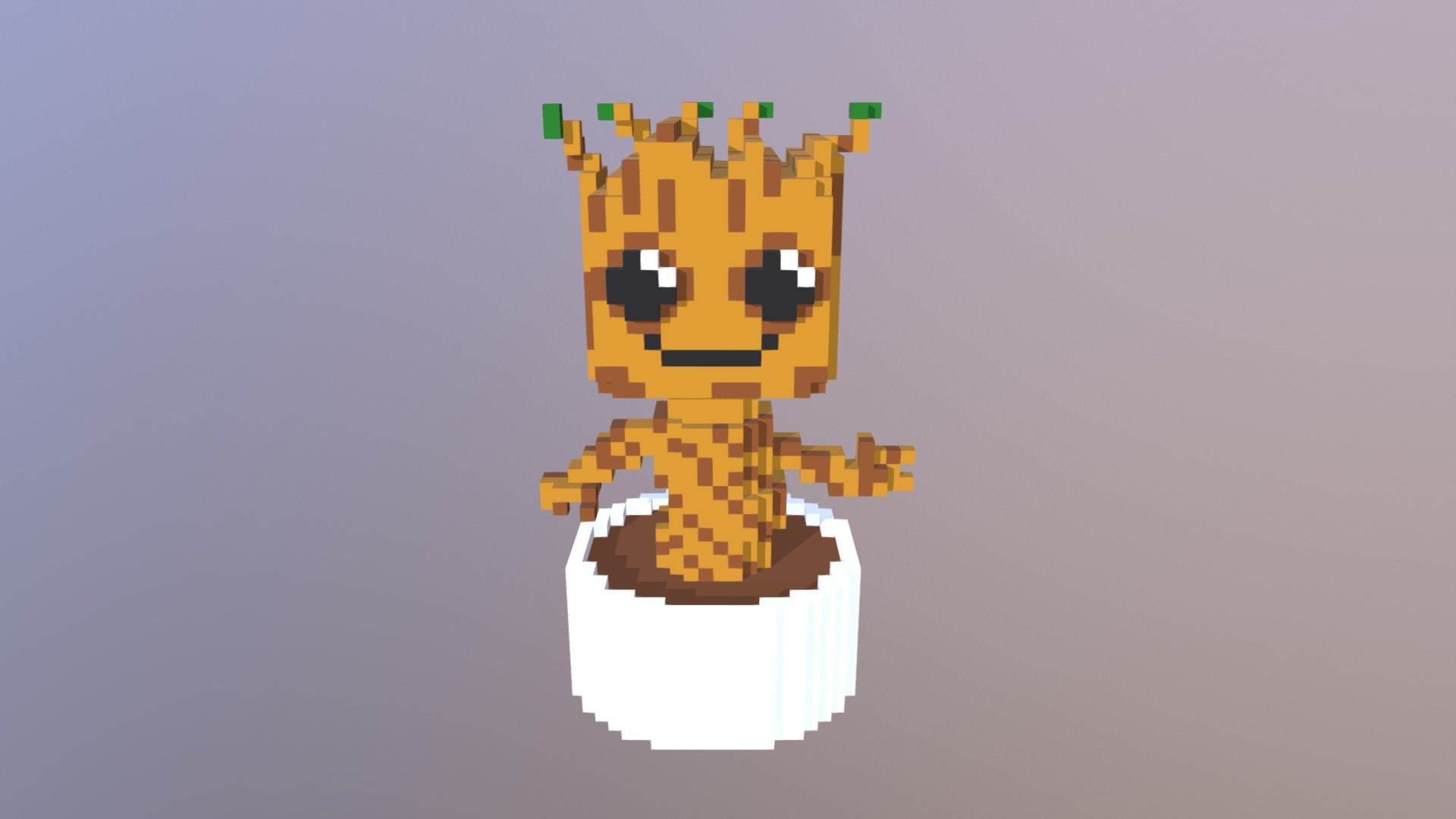 Groot - 3D model by Dimi (@Deiemei) [f617dab] - Sketchfab
