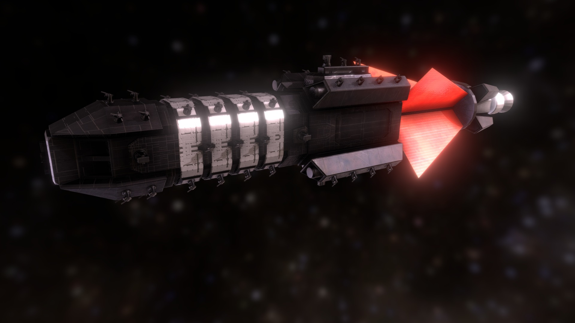 Heracles-class battleship - 3D model by Jacob_Stokes [f6193e1] - Sketchfab