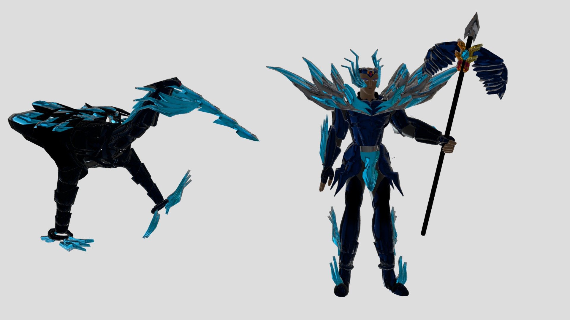 Thoth Djehuty - 3D model by Draconis (@Ivdraconis) [f61aa06] - Sketchfab