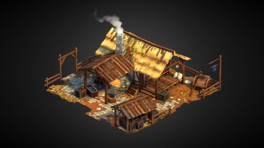Isometric Blacksmith - 3D model by Sergey Likhanov (@afrocjiecapb ...