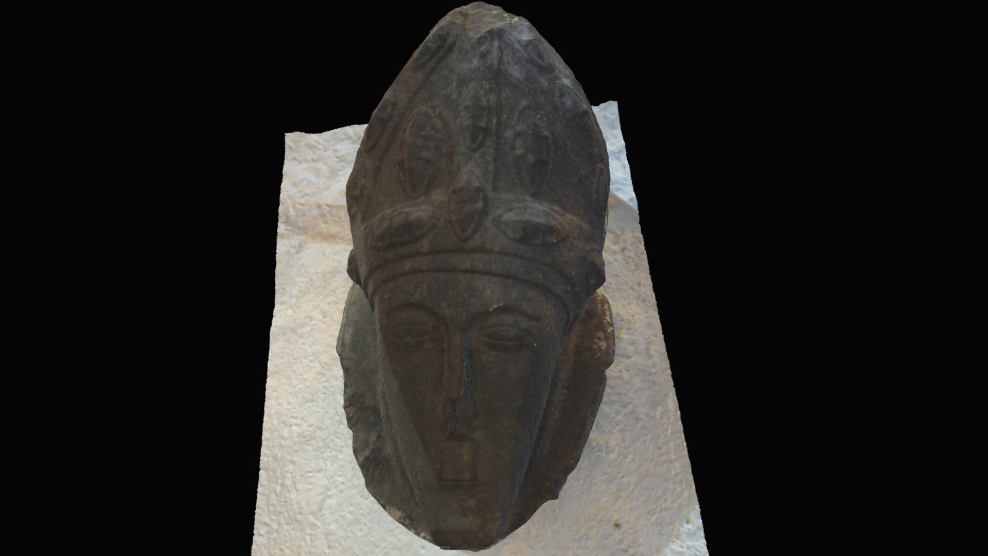 Holycross Abbey South Transept Head of Bishop - Download Free 3D model ...