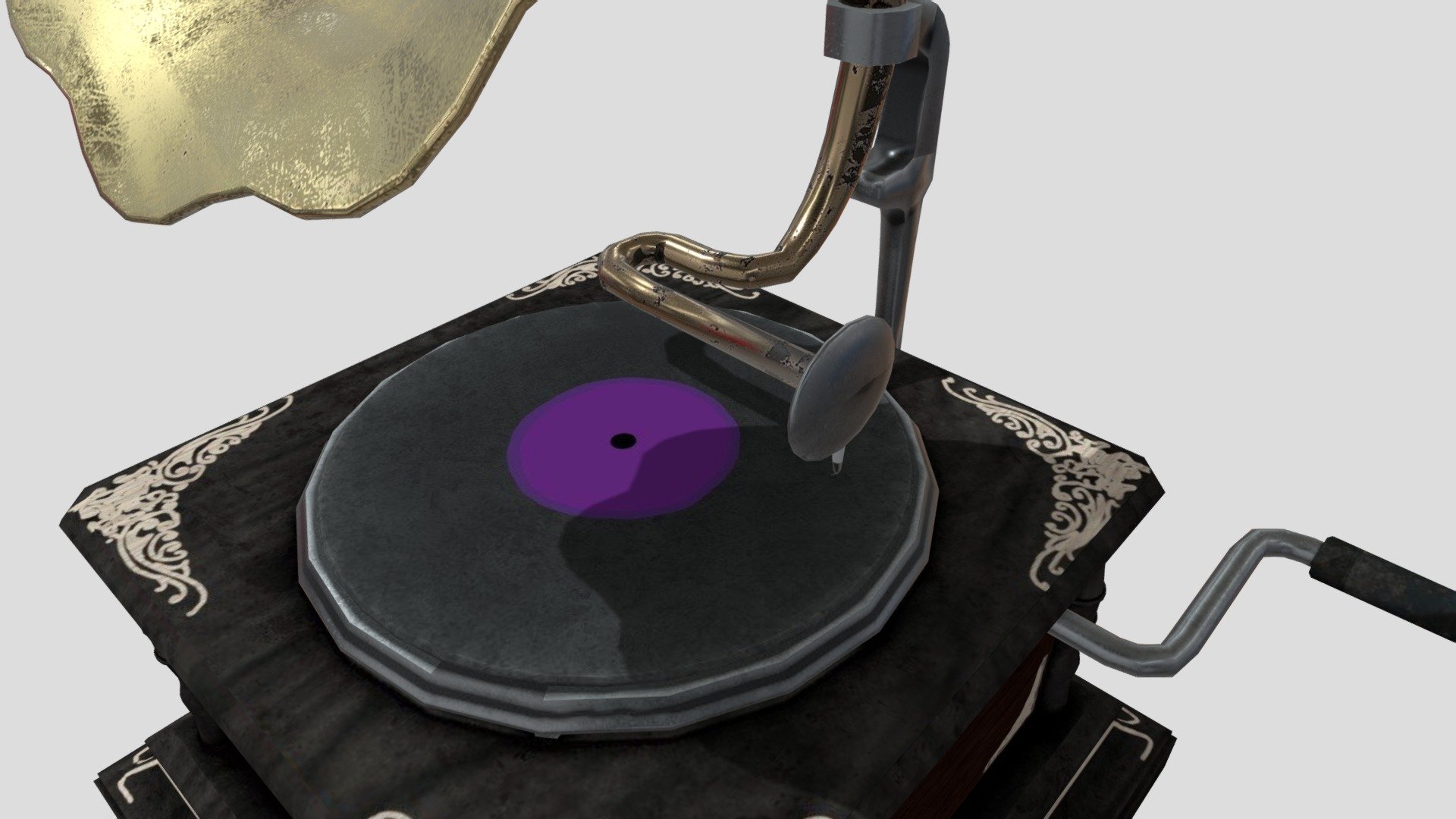Gramophone Animation Testing Two - Download Free 3D model by ...