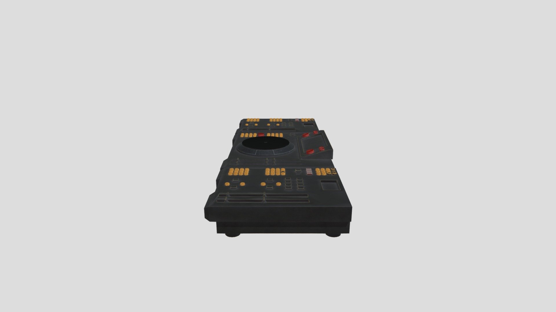 DJ Mixer desk - Download Free 3D model by Andres Torres ...