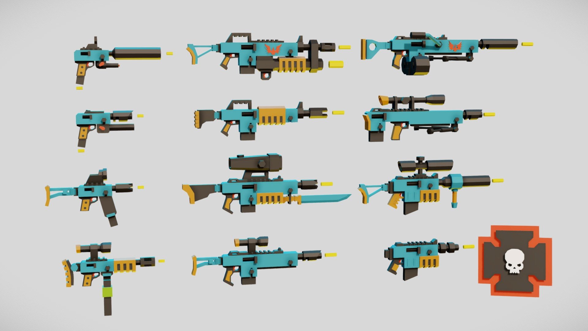 Assets Weapons Hammer - 3D model by Konstantin (@burunduk) [f61cbec ...