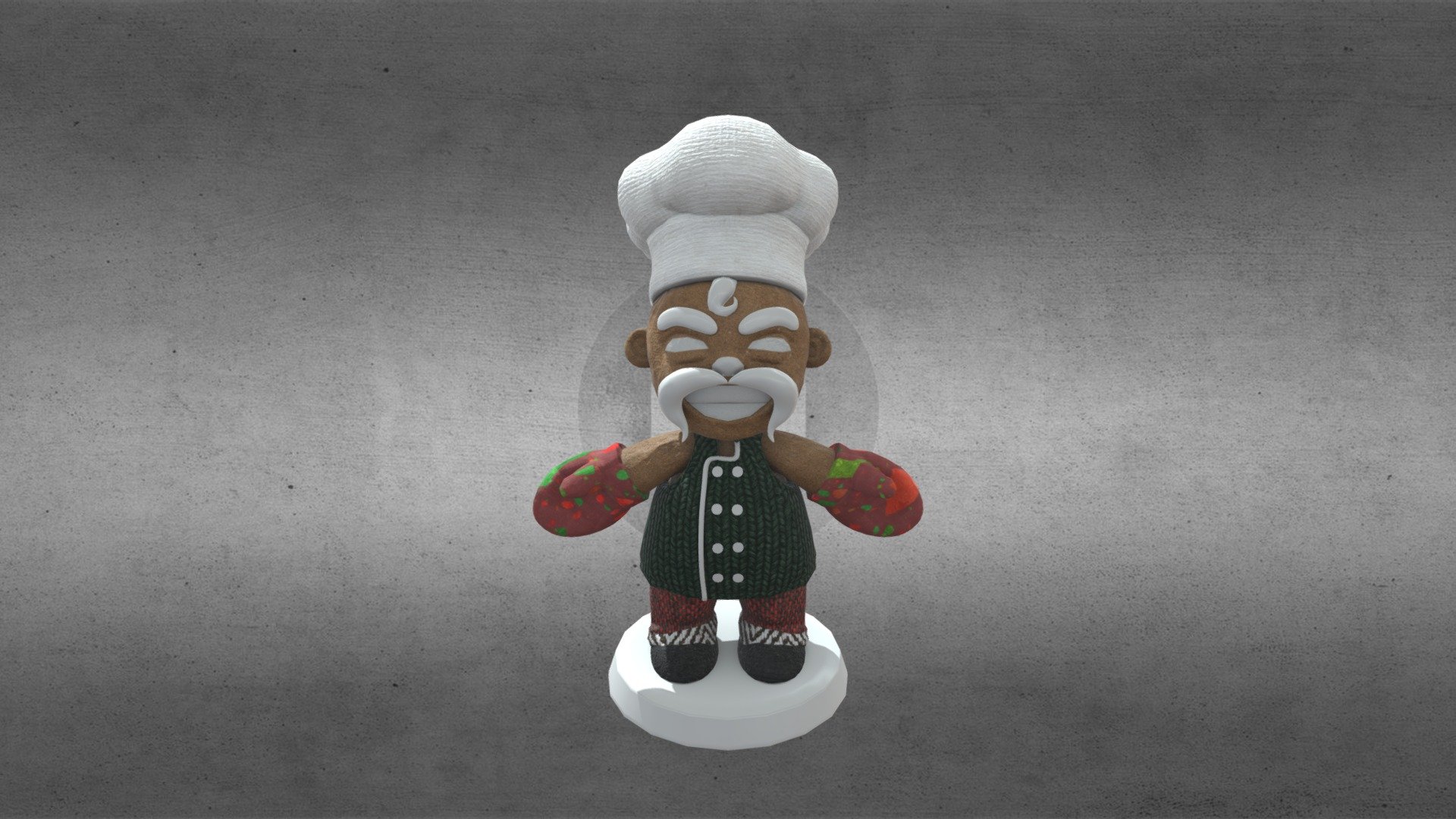 SGD Character Project || Gingerbread Chef - 3D model by JohnGreeneSGD ...