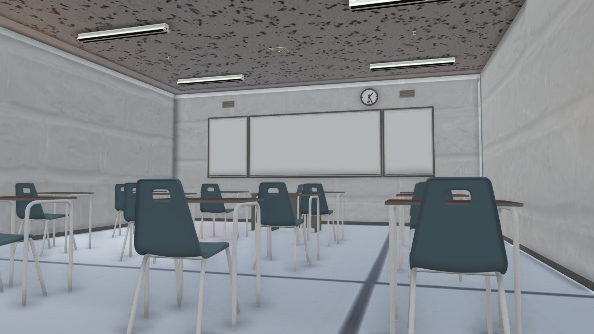 classroom - Download Free 3D model by local.yany [f61f4b6] - Sketchfab