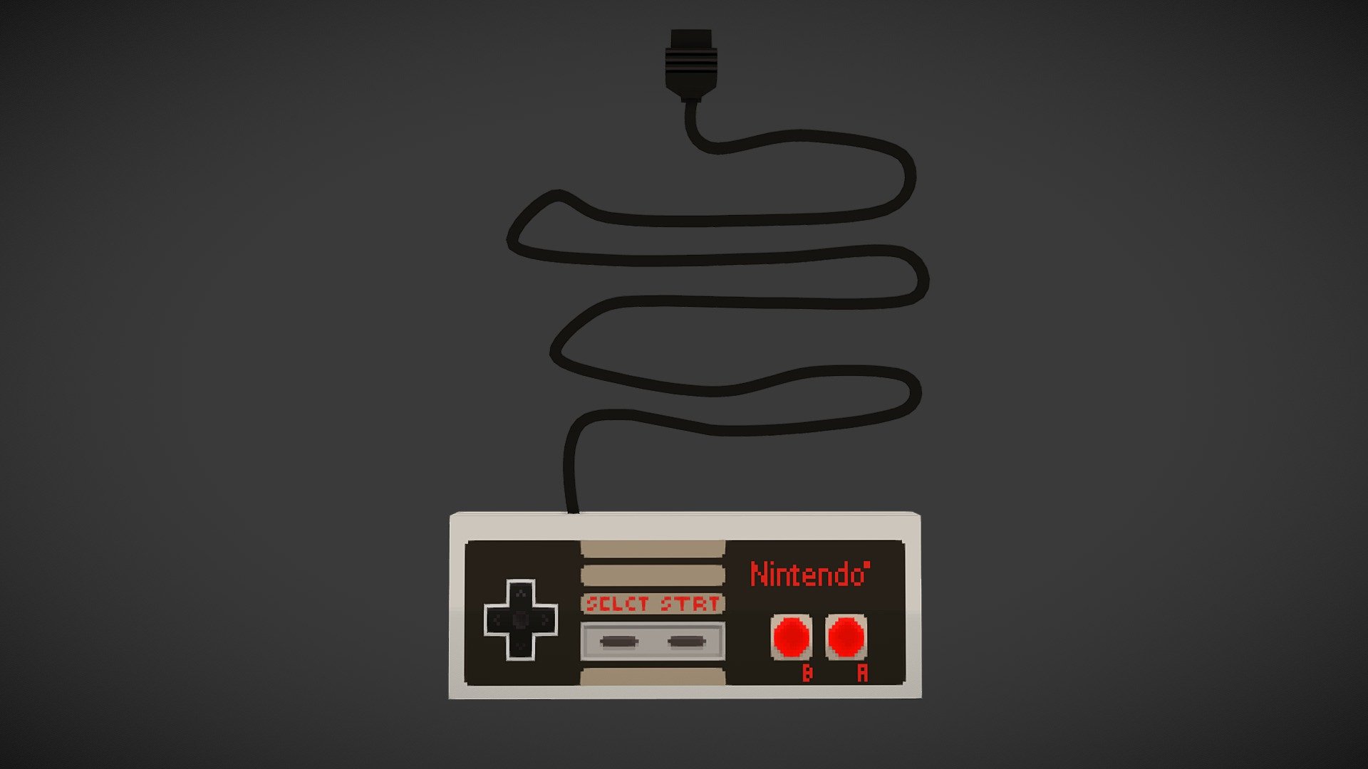 NES Controller - Download Free 3D model by hellfa [f6201e9] - Sketchfab