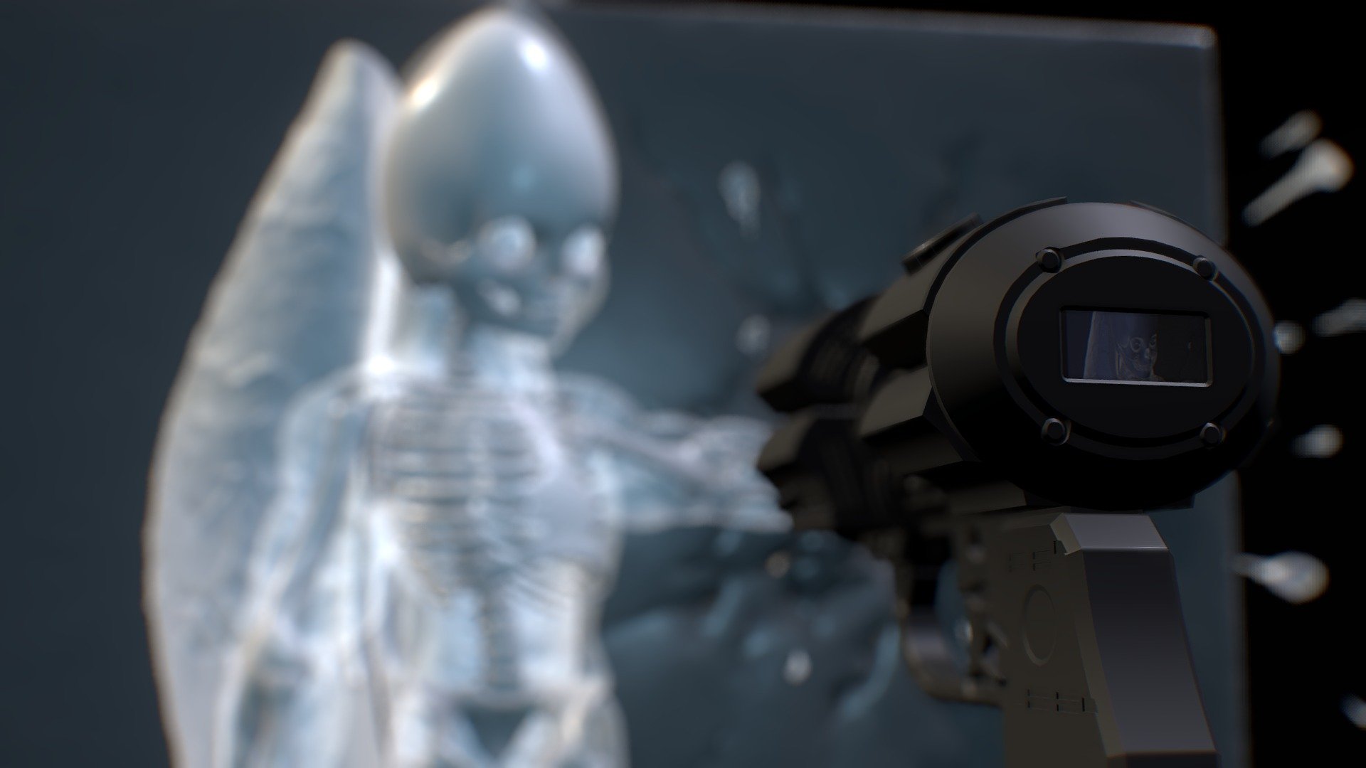 XRAY Shorty Alien Maquette - Gantz Fan art - 3D model by AnatomZero ...