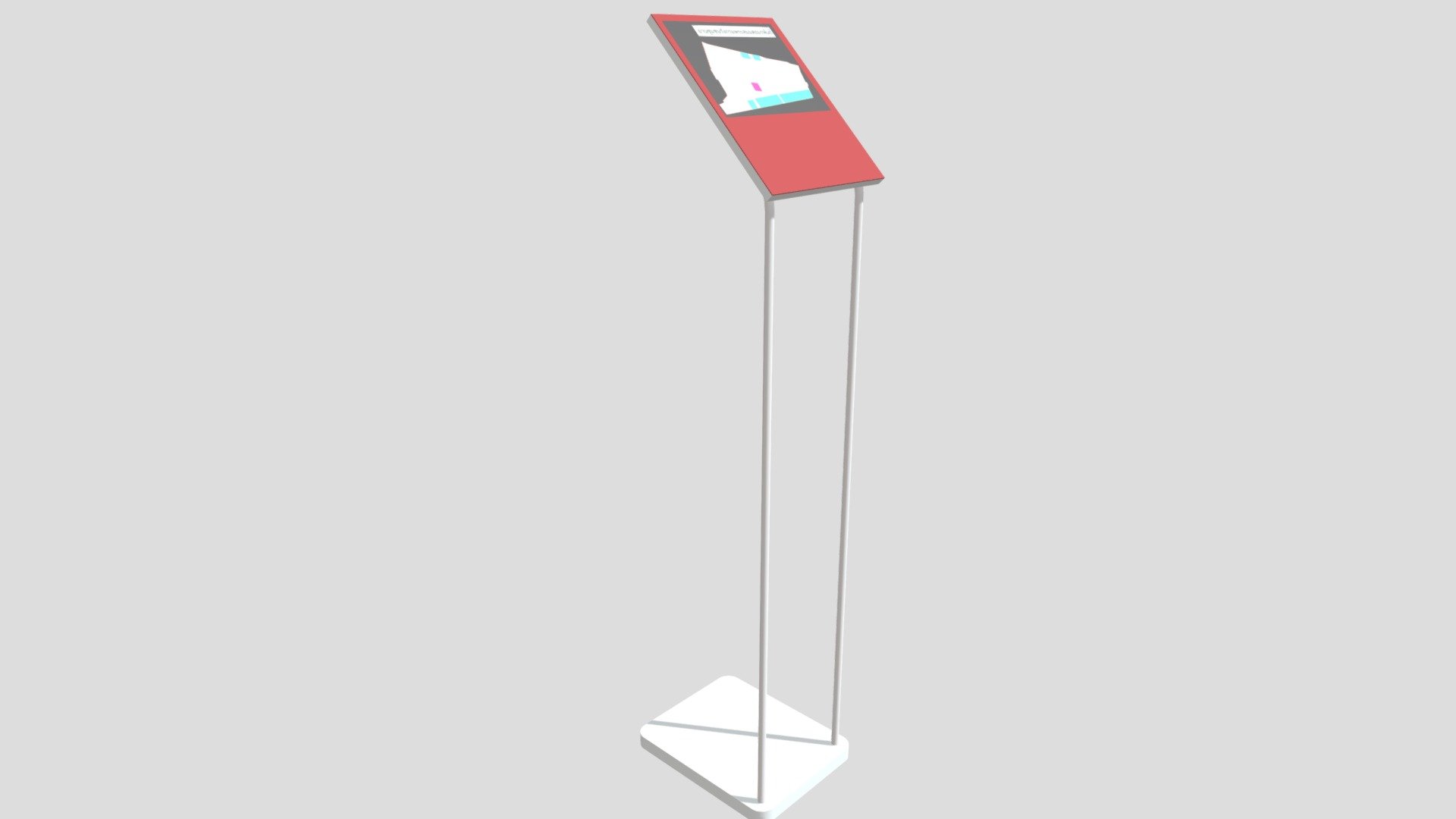 Sign Stand - Download Free 3D model by cmemento [f625500] - Sketchfab
