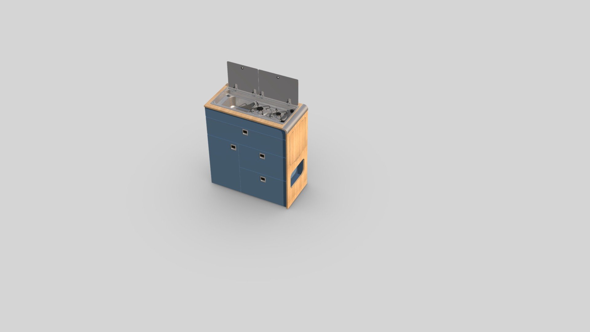 EVO V9 Kitchen Pod - 3D model by evomotiondesign [f6255a1] - Sketchfab
