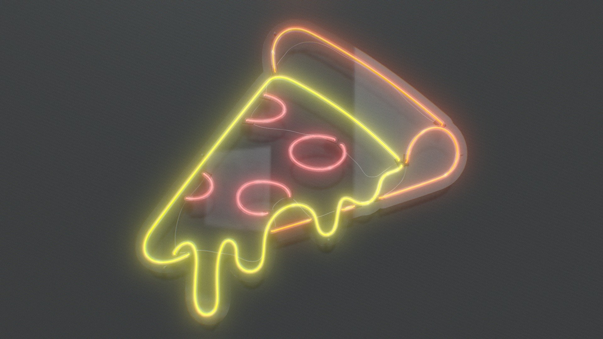 Pizza - Neon Sign - 3D model by NEONPLEX [f6262f5] - Sketchfab