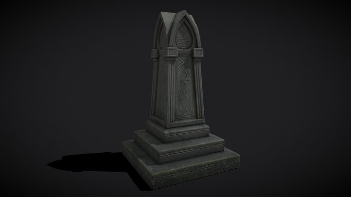 Tombstone 3D models - Sketchfab