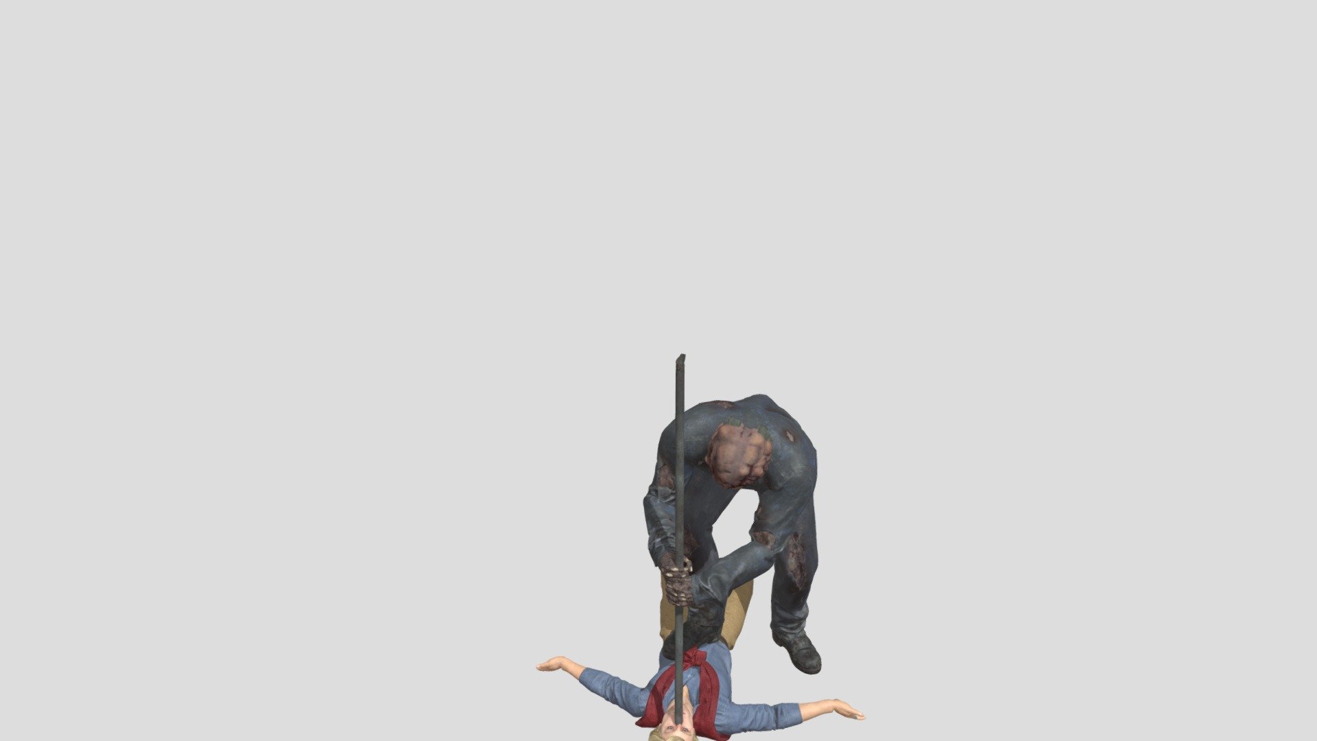 Jason Voorhees Spear Head Knockdown Animation - Download Free 3D model ...