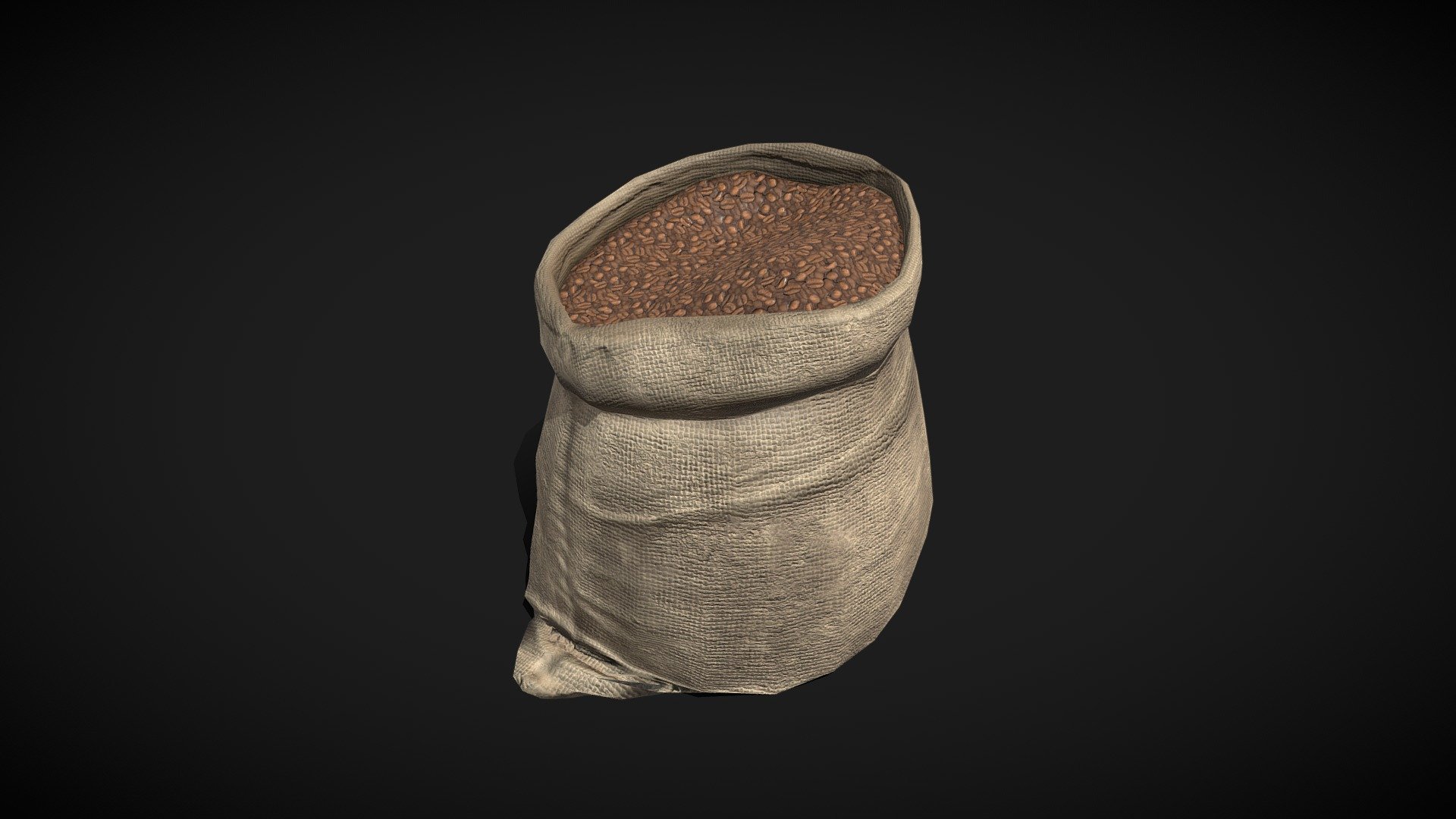 Coffee Burlap Sack - low poly - Buy Royalty Free 3D model by Karolina ...