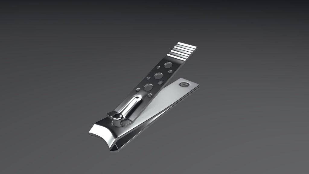 Nail cutters (animation) - 3D model by radev [f62b012] - Sketchfab